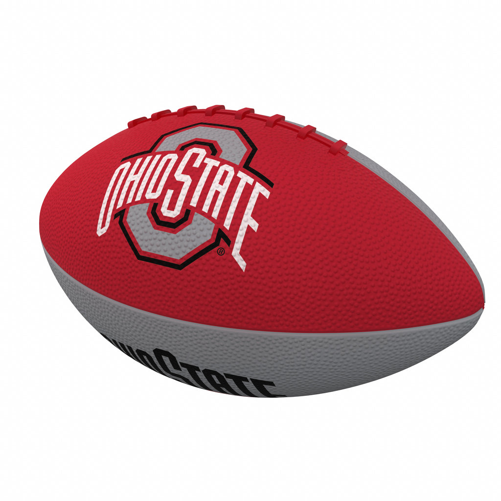 Ohio State Pinwheel Logo Junior Size Rubber Football – Underground Printing