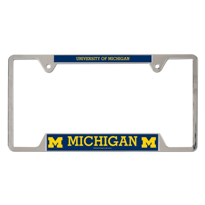 Wincraft Michigan Wolverines Metal License Plate Frame – Underground ...