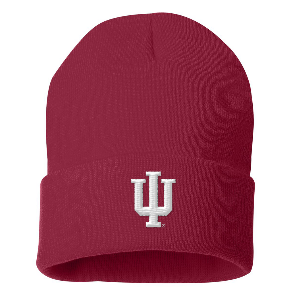 Indiana Primary Logo Solid Knit Cuffed Beanie – Underground Printing