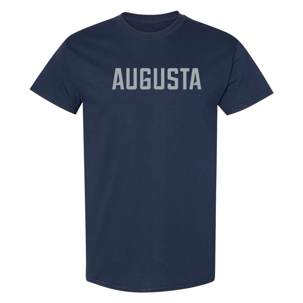 Augusta University Basic Block T-Shirt - Navy – Underground Printing