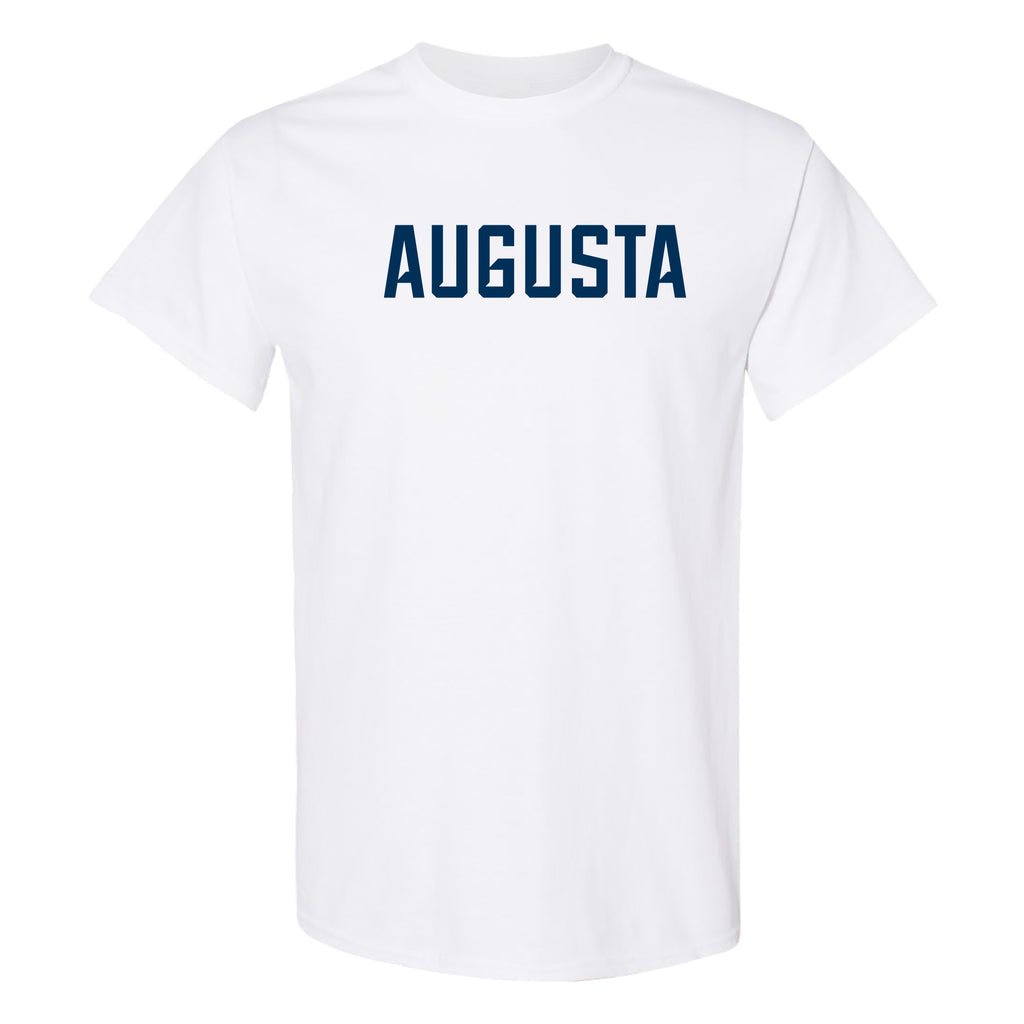 Augusta University Basic Block T-Shirt - White – Underground Printing
