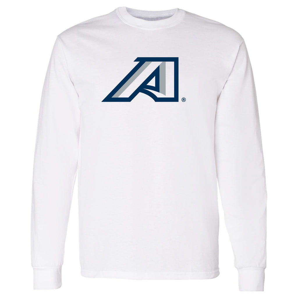 Augusta University Primary Logo Long Sleeve - White – Underground Printing