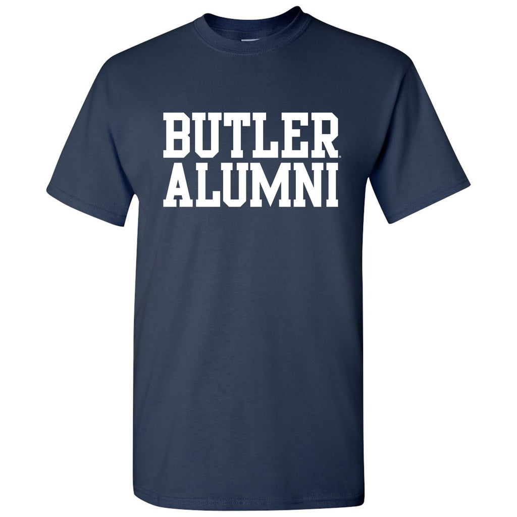 Butler University Bulldogs Basic Block Alumni T-Shirt - Navy ...