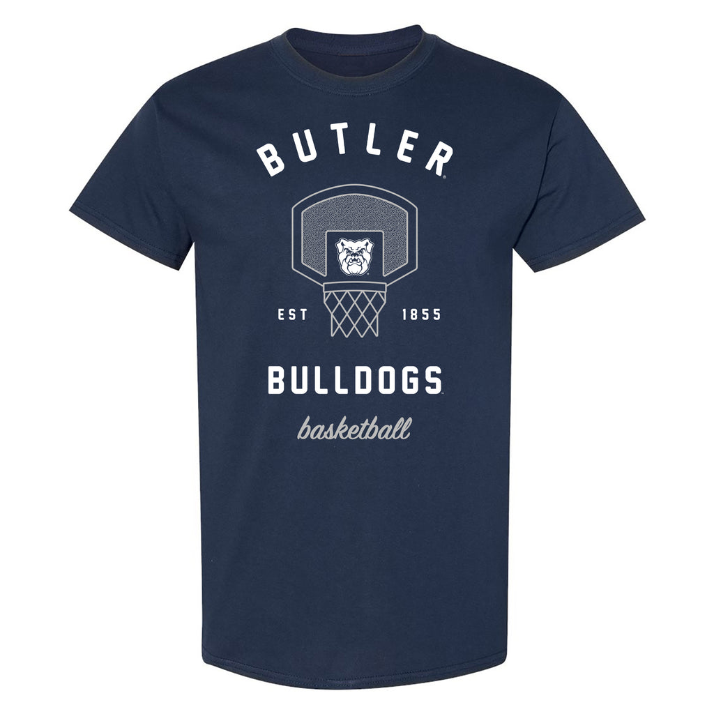 Butler University Bulldogs Basketball Net T-Shirt - Navy – Underground ...