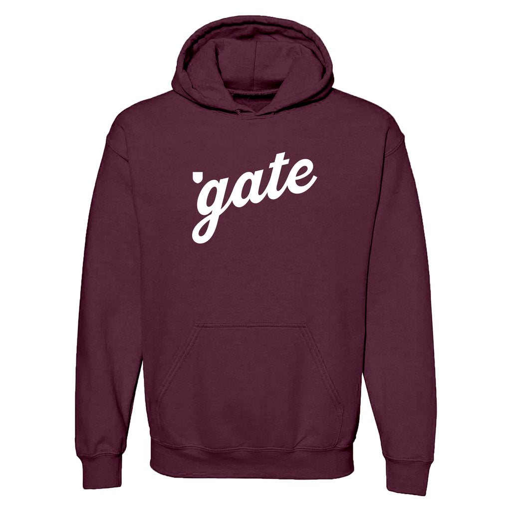 Colgate Script Wordmark Hoodie - Maroon – Underground Printing