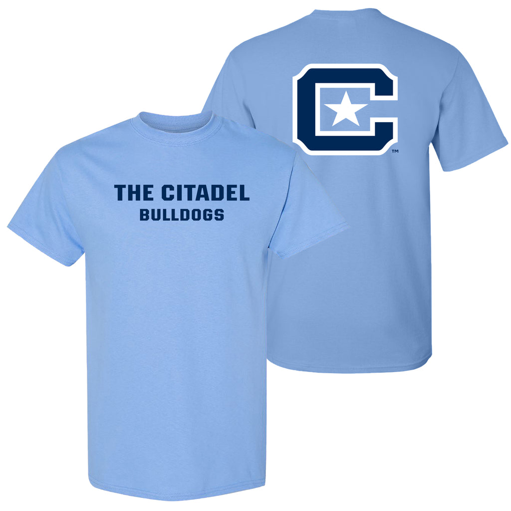 The Citadel Front Back Print T-Shirt - C Blue – Underground Printing