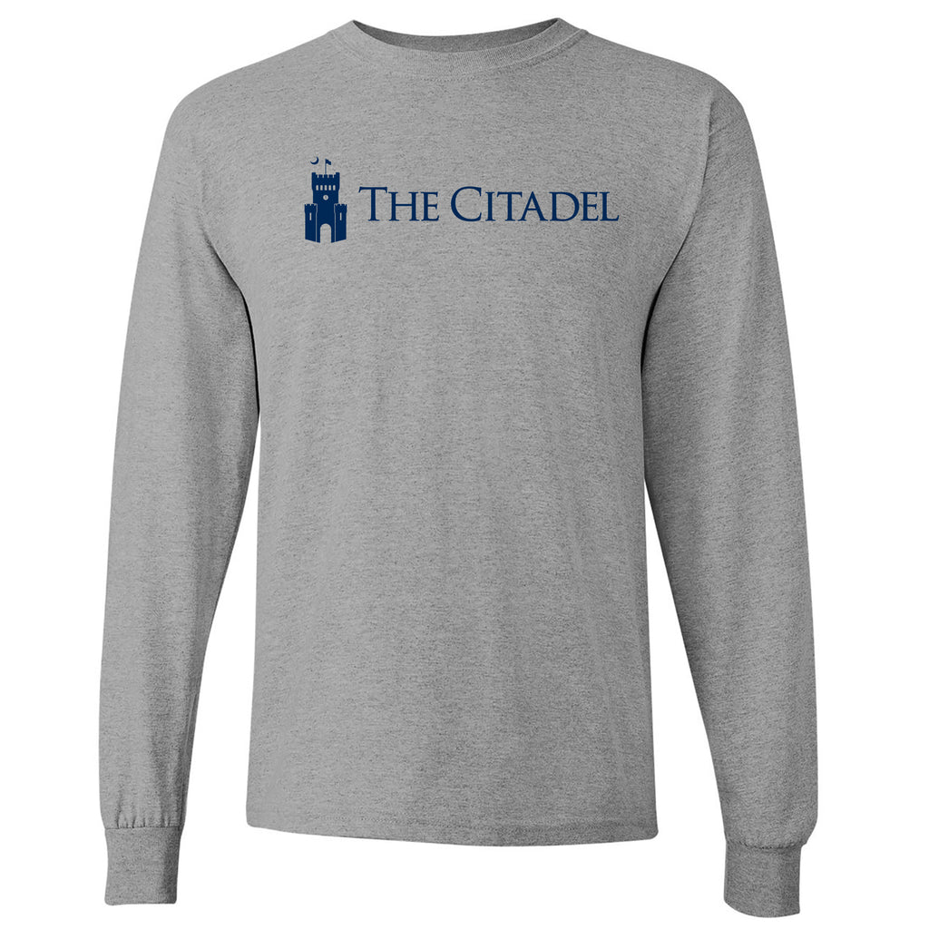 The Citadel Institutional Logo Long Sleeve - Sport Grey – Underground ...
