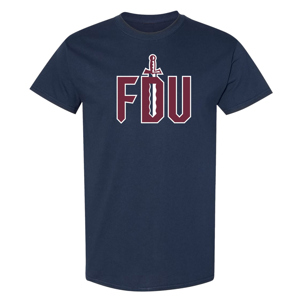 FDU Knights Primary Logo T-Shirt - Navy – Underground Printing