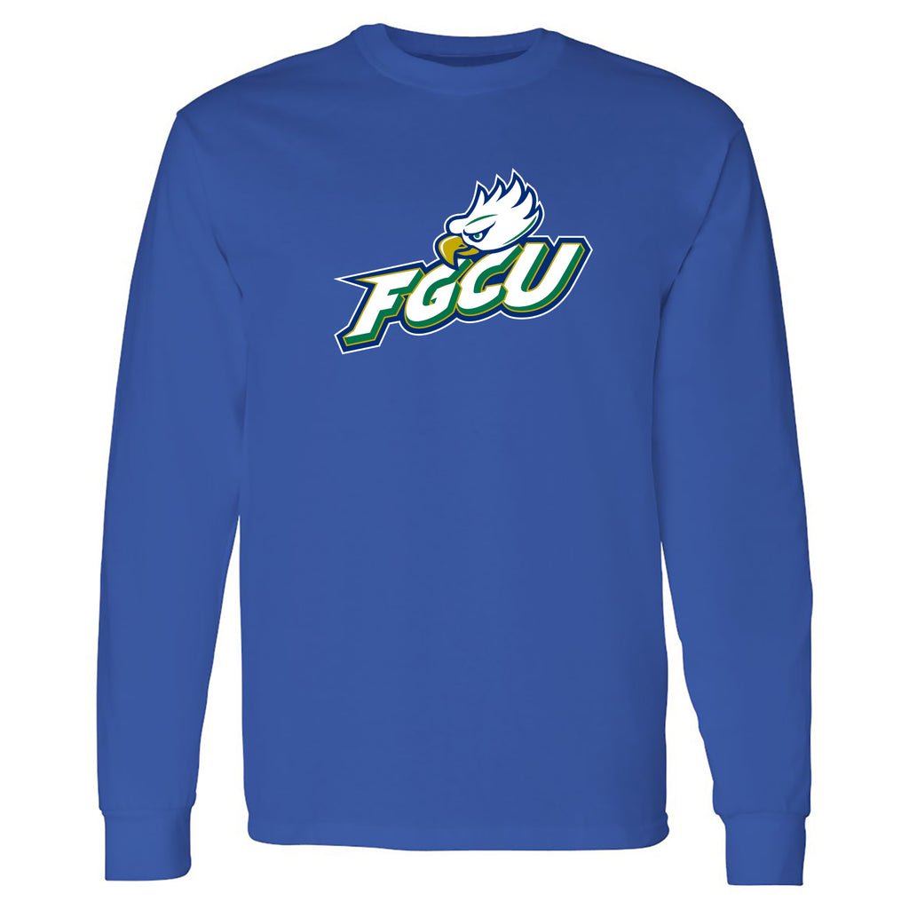 FGCU Florida Gulf Coast University Eagles Primary Logo Long Sleeve T S ...