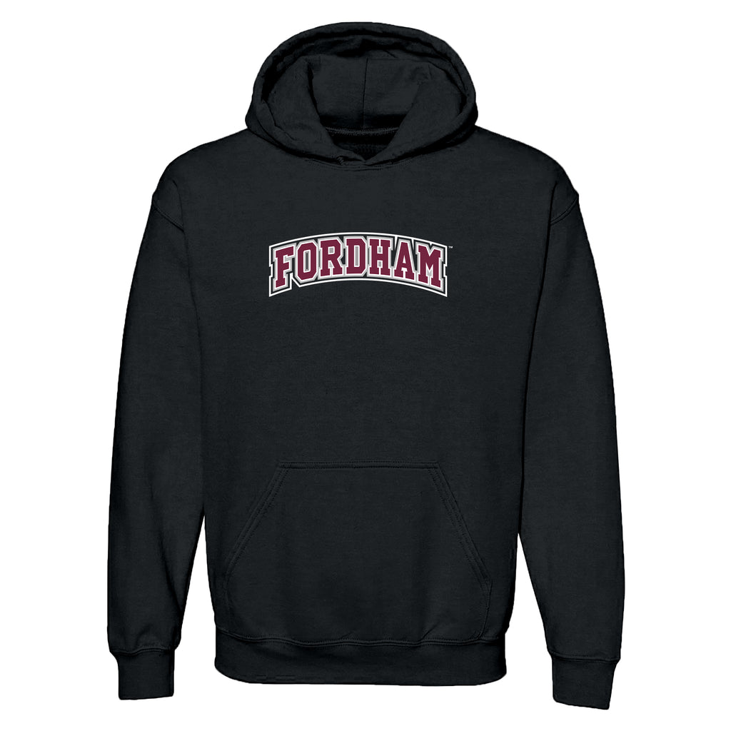 Fordham University Rams Basic Block Hoodie - Black – Underground Printing