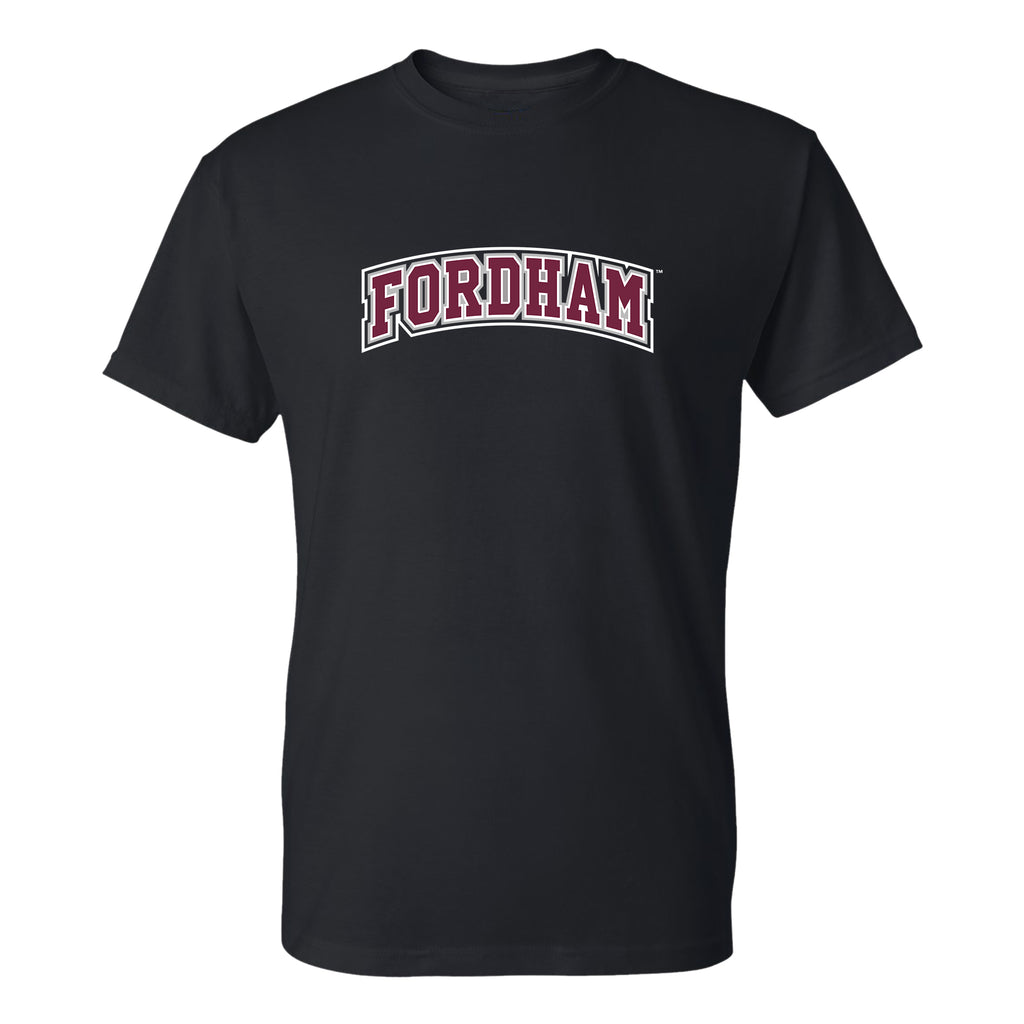 Fordham University Rams Basic Block T-Shirt - Black – Underground Printing
