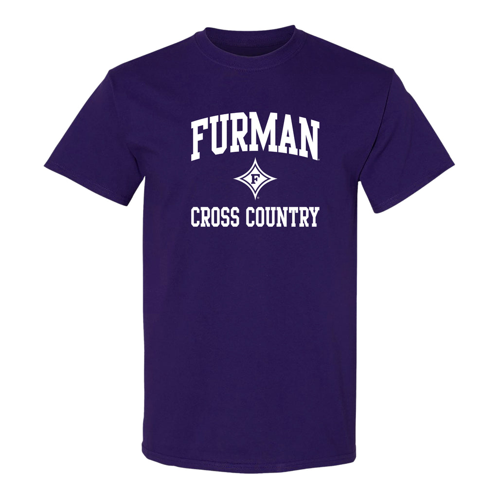 Furman Arch Logo Cross Country T-Shirt - Purple – Underground Printing