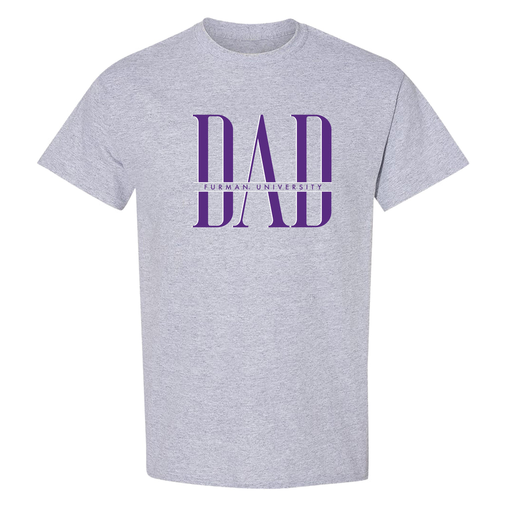 Furman Classic Dad T-Shirt - Sport Grey – Underground Printing