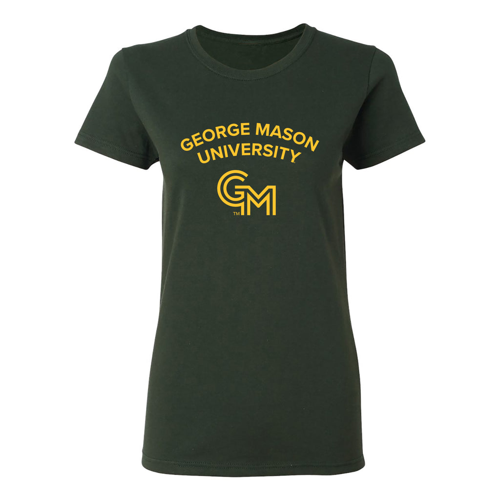 George Mason University Patriots Arch Logo Women's T-Shirt - Forest ...