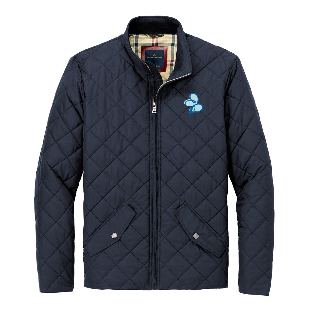 Omega Phi Alpha Primary Logo LC Brooks Brothers Quilted Jacket - Night ...