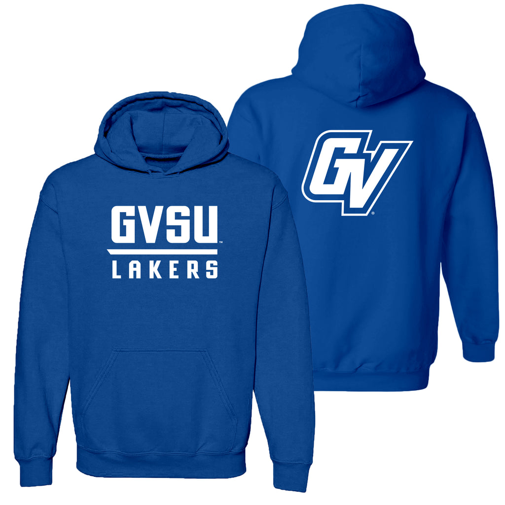 GVSU Front Back Print Hoodie - Royal – Underground Printing