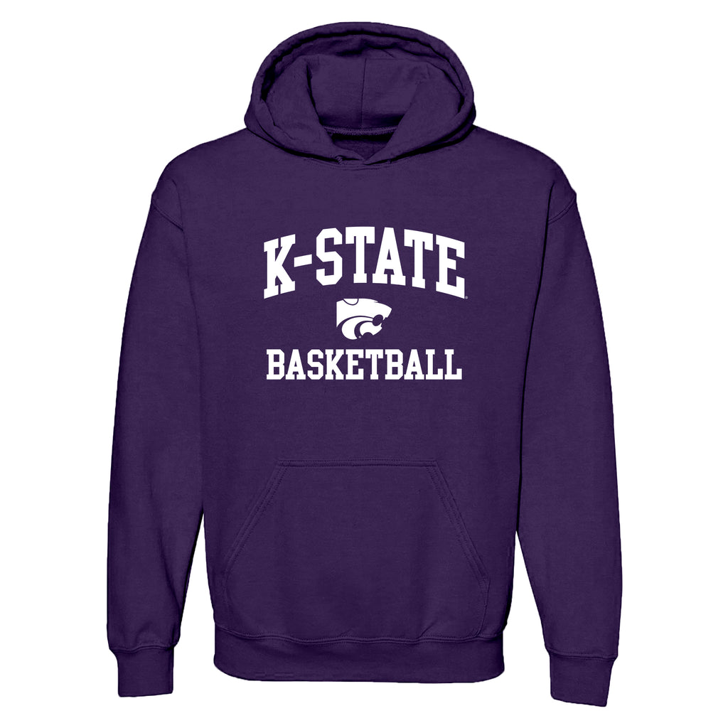 K-State Arch Logo Basketball Hoodie - Purple – Underground Printing