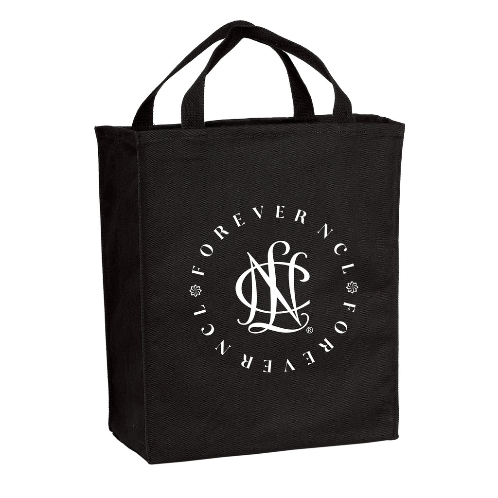 National Charity League Forever Circle Grocery Tote - Black ...