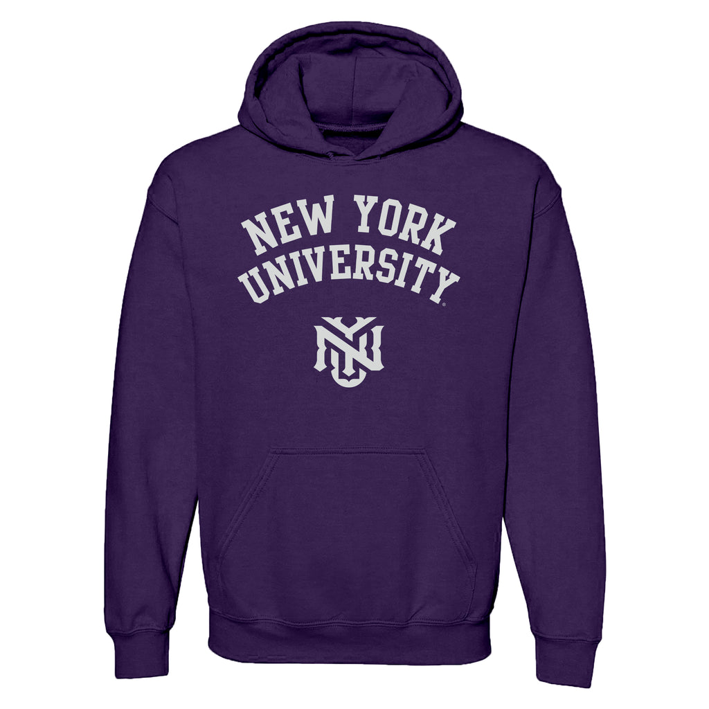 New York University Violets Arch Logo Hoodie – Underground Printing