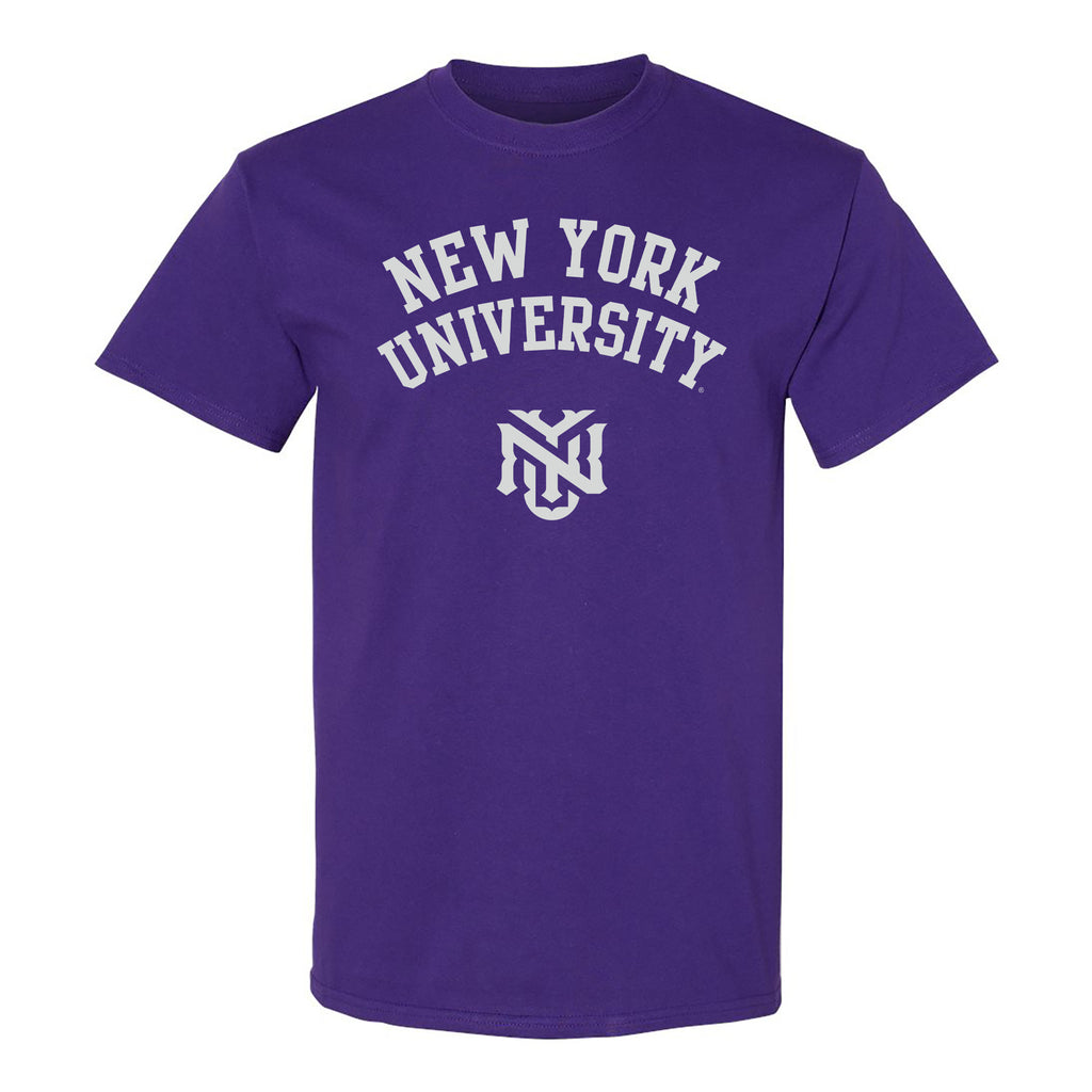 New York University Violets Arch Logo T-Shirt – Underground Printing