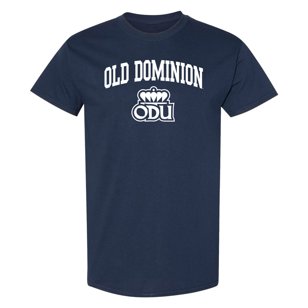 Old Dominion University Monarchs Arch Logo Short Sleeve T Shirt - Navy ...
