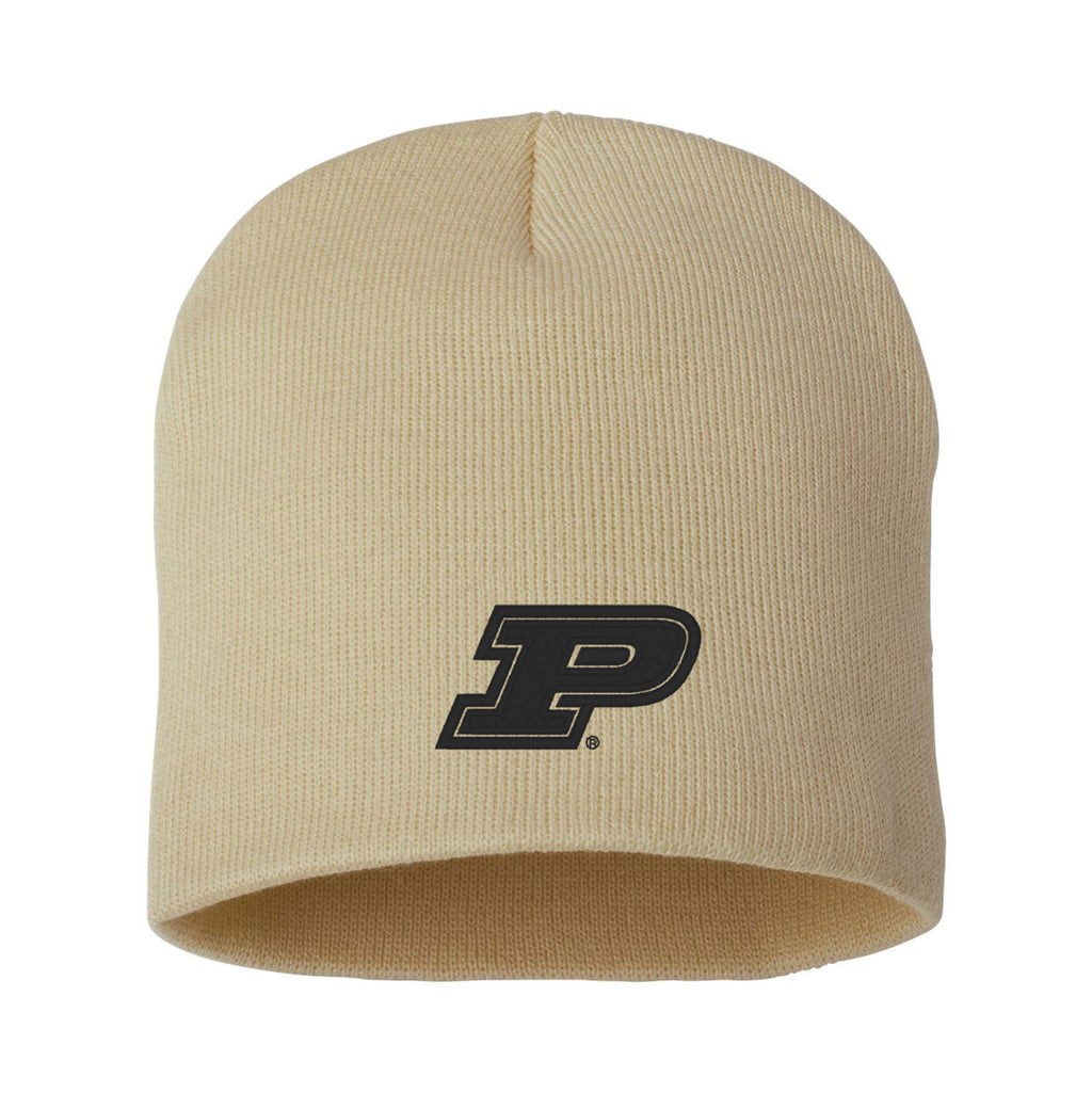 Purdue Primary Logo Solid Knit Beanie - Camel – Underground Printing