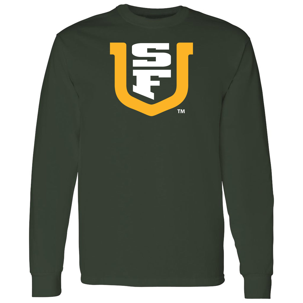 San Francisco Dons Primary Logo Long Sleeve T-Shirt - Forest ...