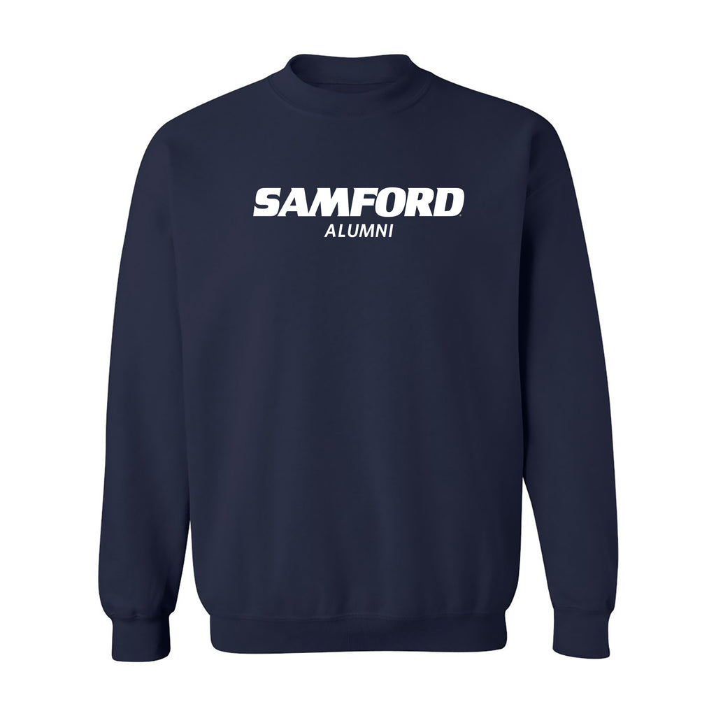 Samford Alumni Block Crewneck - Navy – Underground Printing