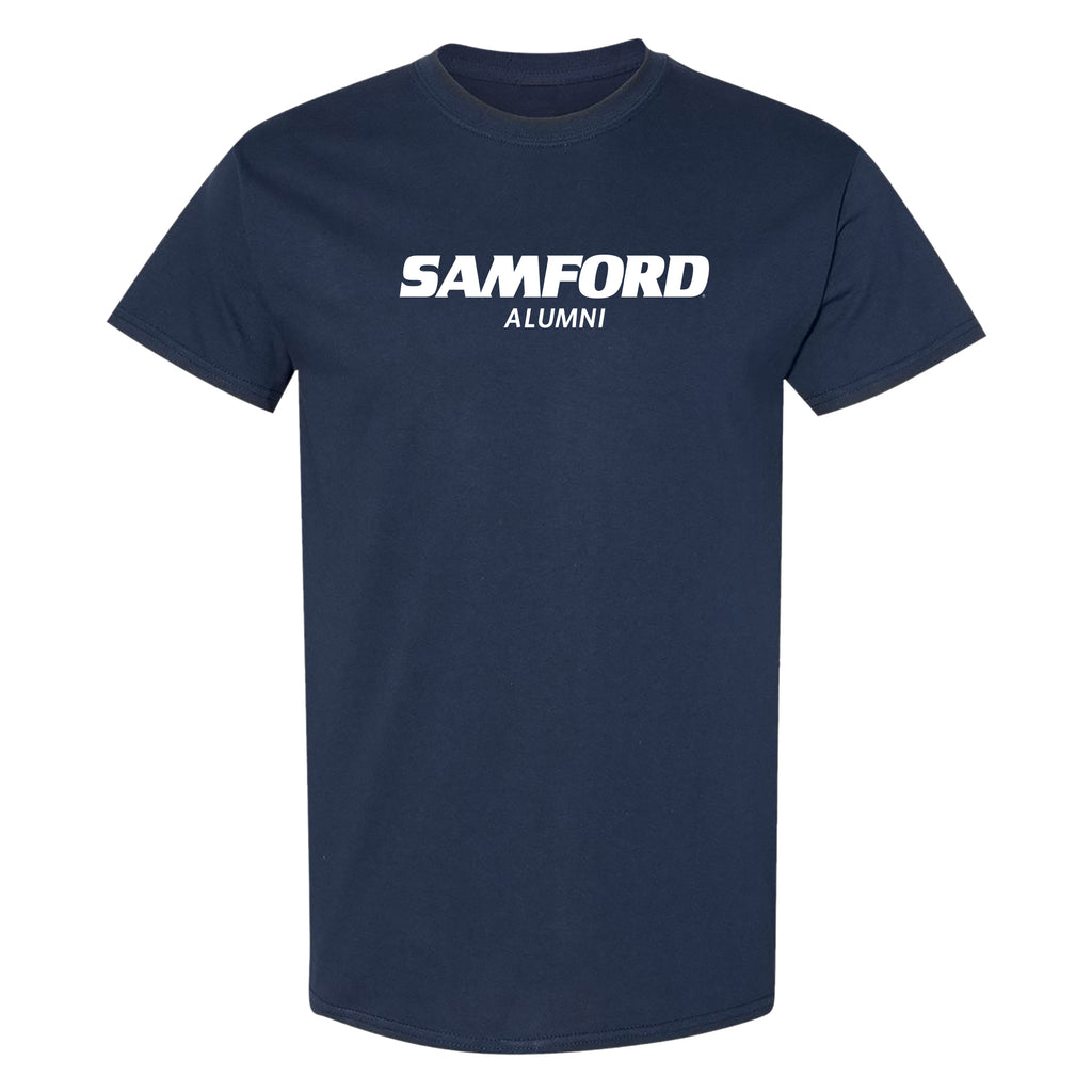 Samford Alumni Block T-Shirt - Navy – Underground Printing