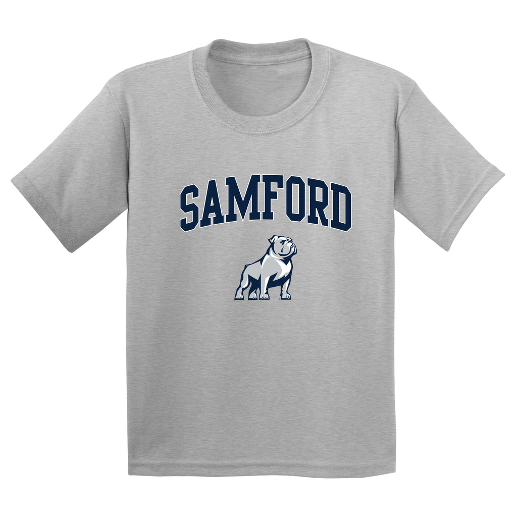 Samford Arch Logo Youth T-Shirt - Sport Grey – Underground Printing