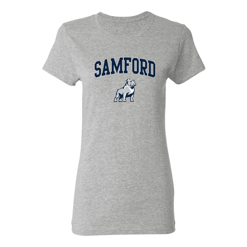 Samford Arch Logo Womens T-Shirt - Sport Grey – Underground Printing