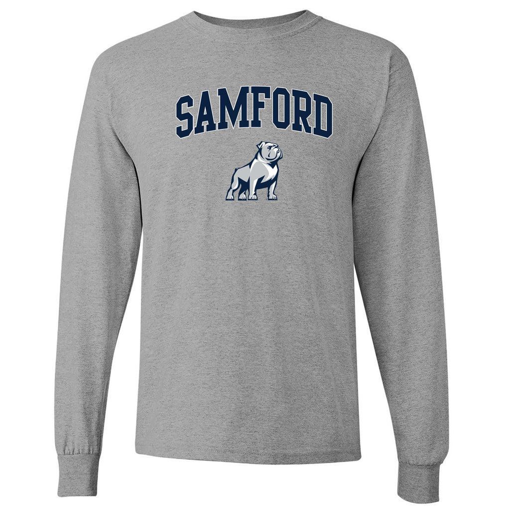 Samford Arch Logo Long Sleeve - Sport Grey – Underground Printing