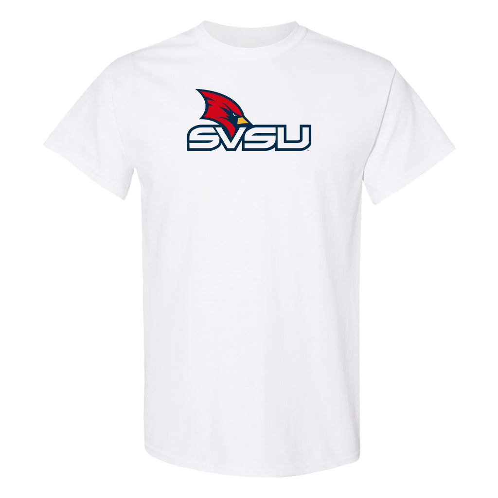 Saginaw Valley State SVSU Cardinals Primary Logo T Shirt - White ...