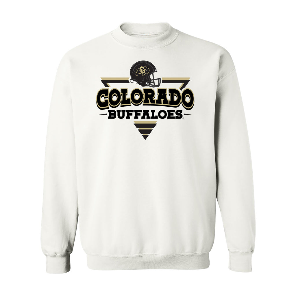 Colorado Buffaloes Football Triangle Sweatshirt - White – Underground ...