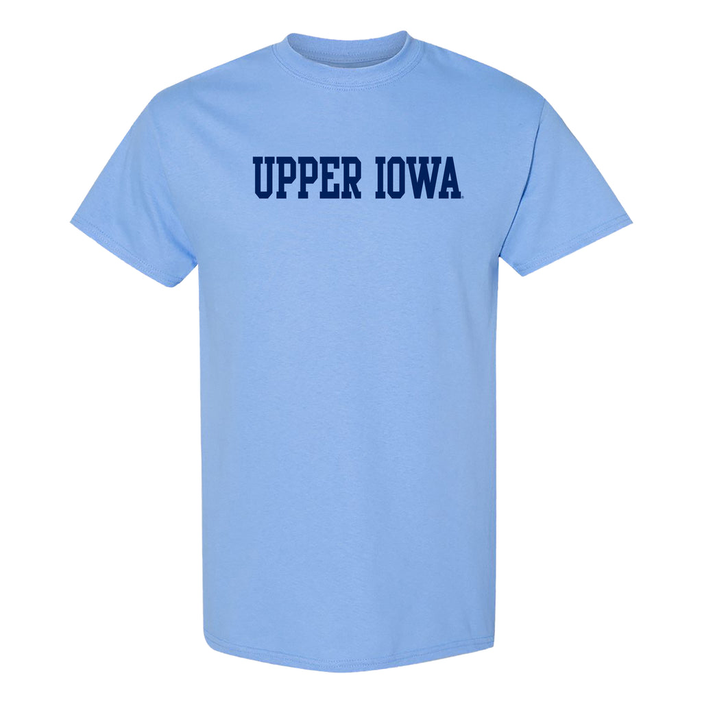 Upper Iowa Basic Block T-Shirt - C Blue – Underground Printing