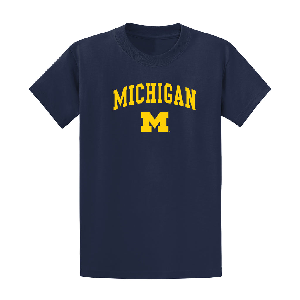 Michigan Arch Logo Tall T-Shirt – Underground Printing