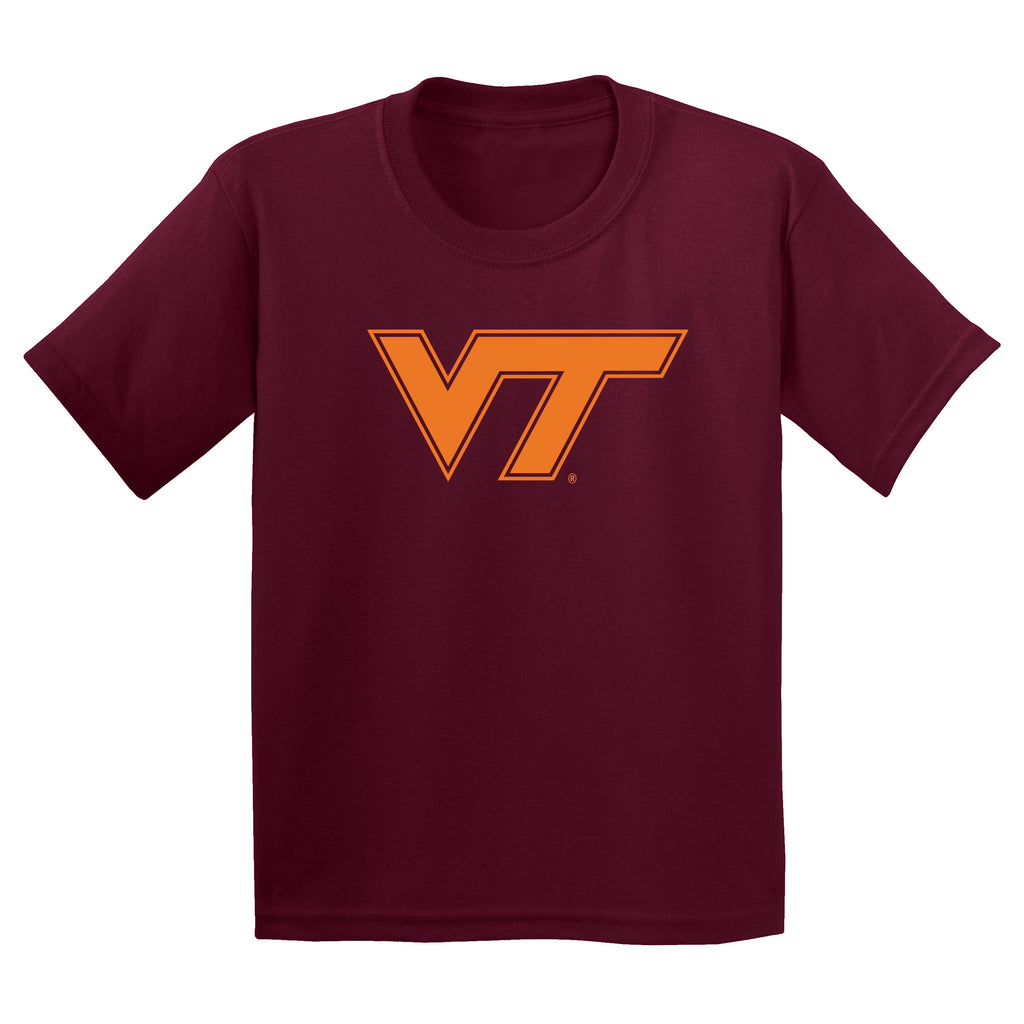 Virginia Tech Primary Logo Youth T-Shirt - Maroon – Underground Printing