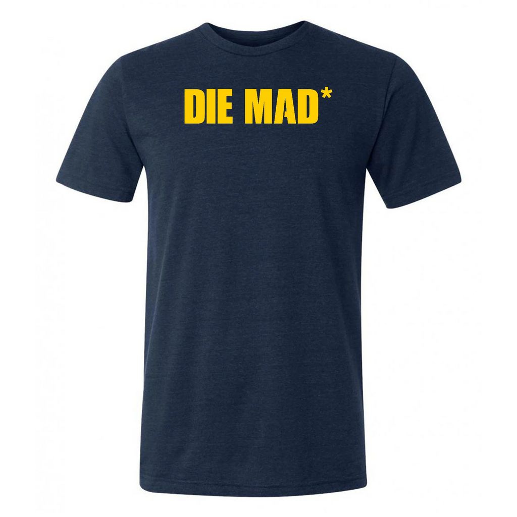 Die Mad - Navy Triblend – Underground Printing