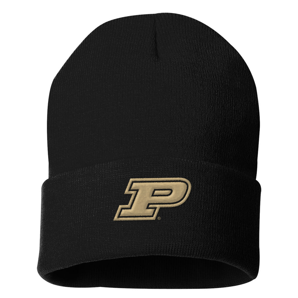 Purdue Primary Logo Solid Knit Cuffed Beanie – Underground Printing