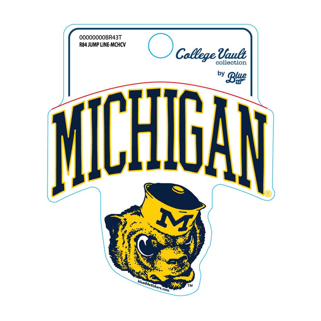 BLUE84 MICHIGAN JUMP LINE DECAL – Underground Printing