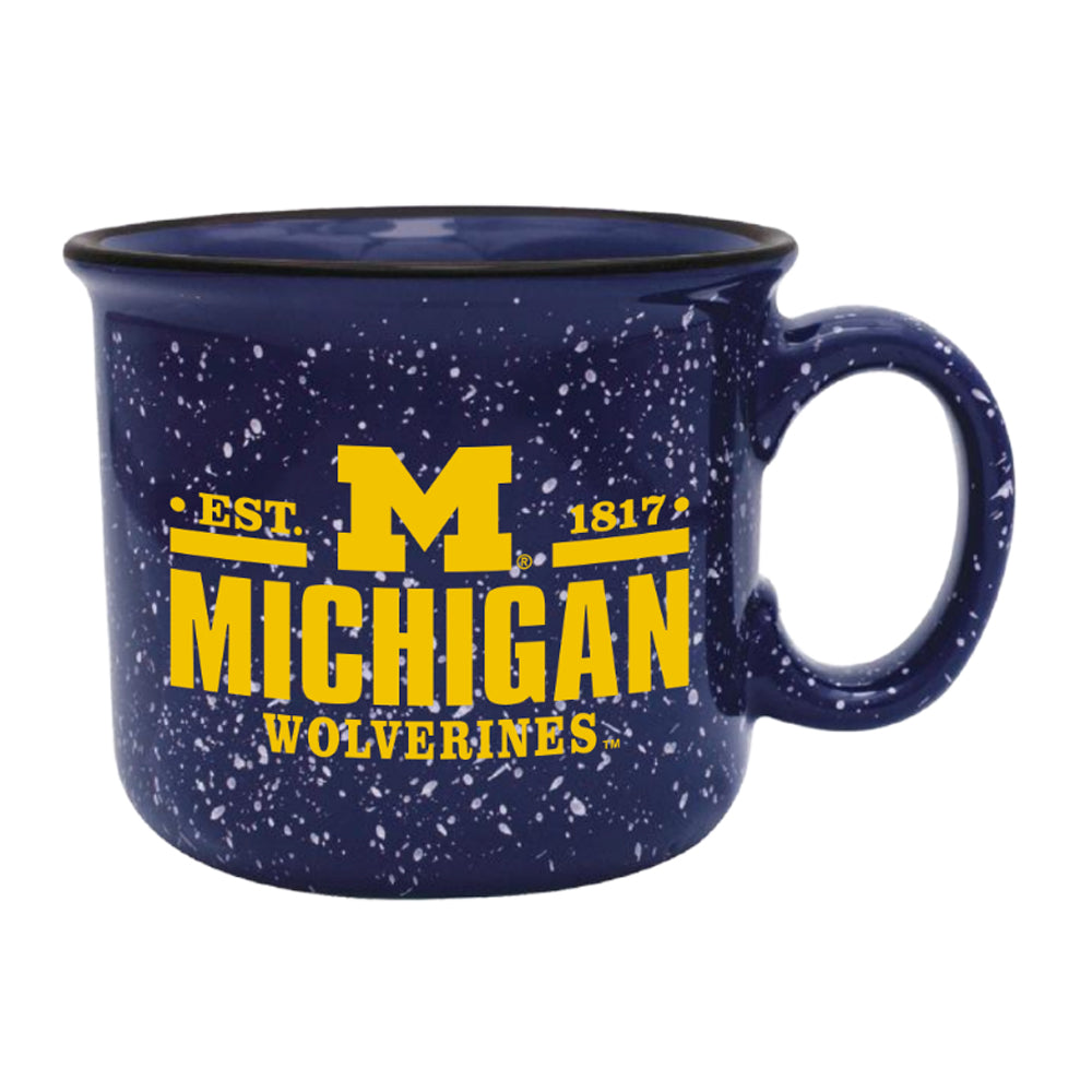 Michigan Est 14oz Camper Mug - Navy – Underground Printing