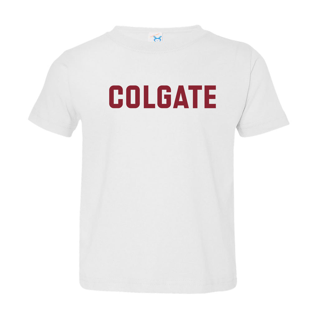 Colgate University Raiders Basic Block Toddler T Shirt - White ...