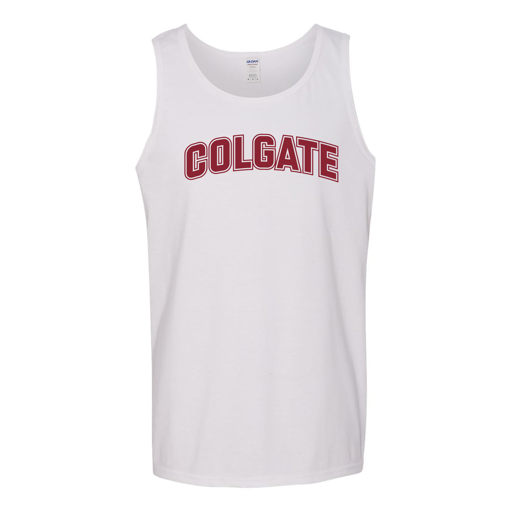 Colgate University Raiders Arch Logo Tank Top - White – Underground ...