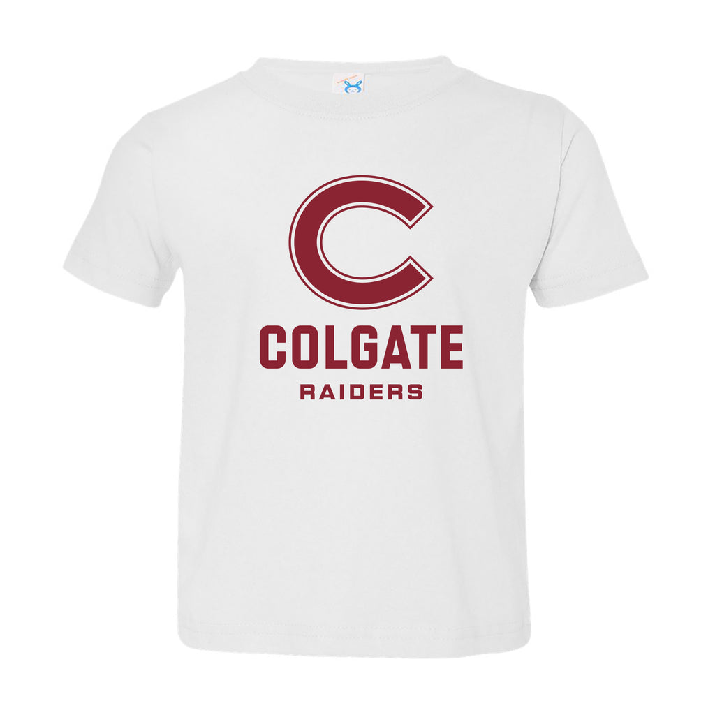 Colgate University Raiders Primary Logo Toddler Short Sleeve T Shirt ...