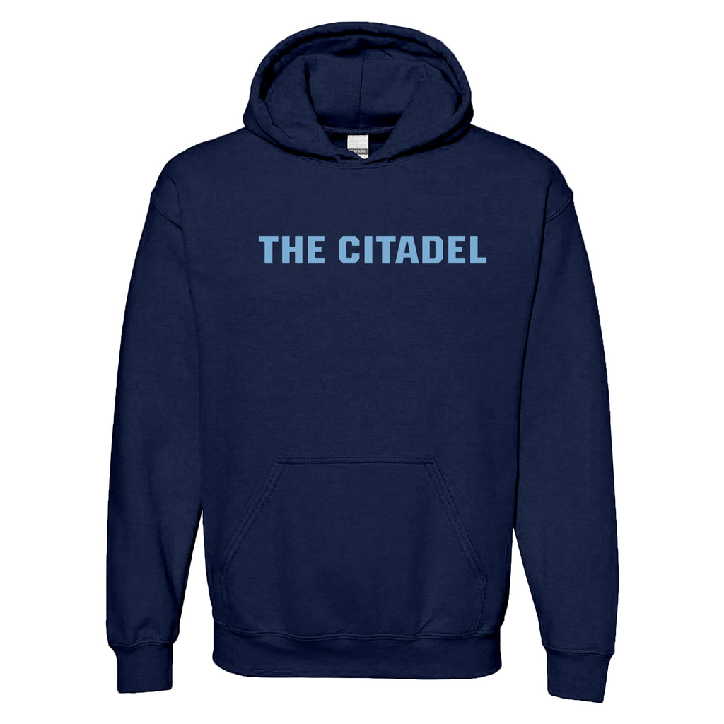 The Citadel Bulldogs Basic Block Hooded Sweatshirt - Navy – Underground ...