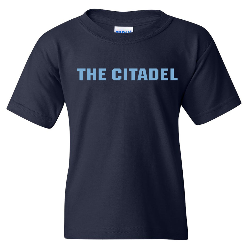 The Citadel Bulldogs Basic Block Youth Short Sleeve T-Shirt - Navy ...