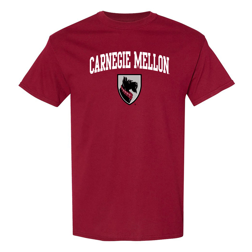 Carnegie Mellon Tartans Arch Logo T Shirt - Cardinal – Underground Printing