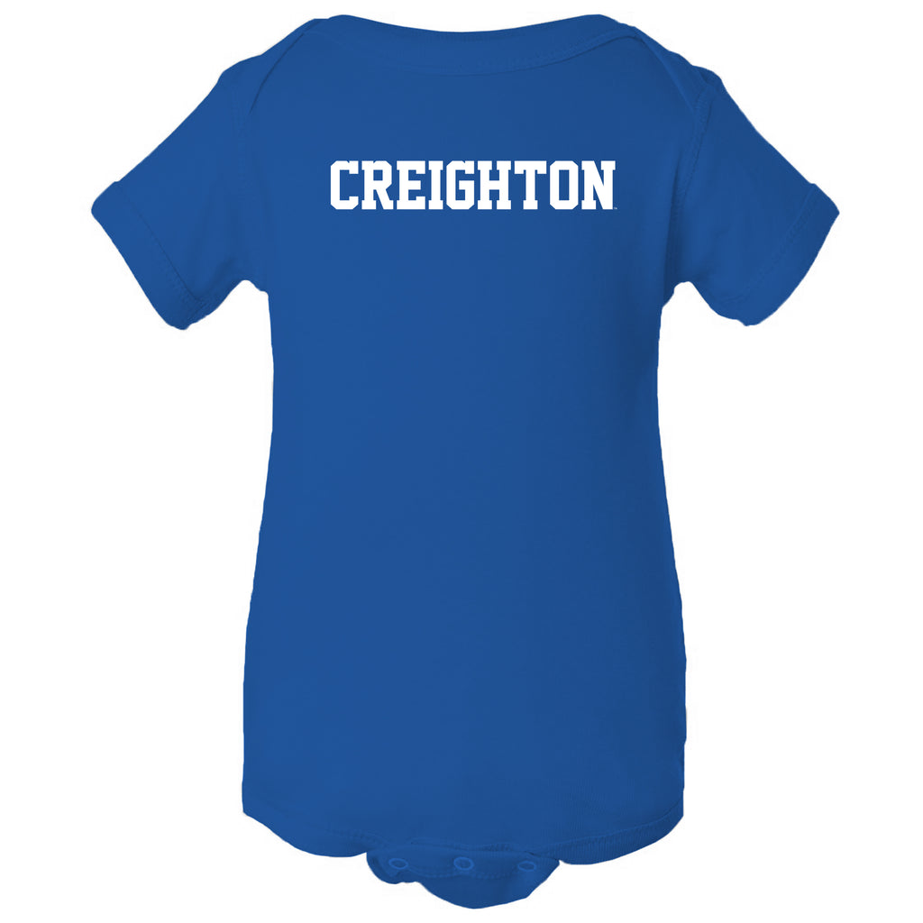 Creighton University Bluejays Basic Block Infant Creeper - Royal ...