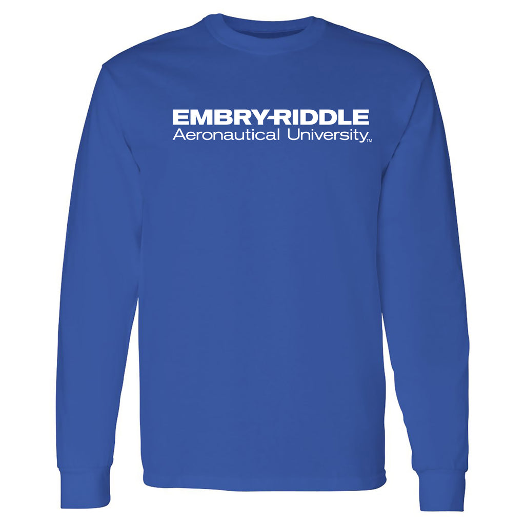 Embry-Riddle Aeronautical University Eagles Basic Block Long Sleeve T ...