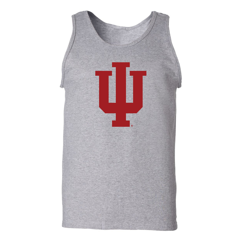 Indiana Hoosiers Primary Logo Tank Top - Sport Grey – Underground Printing